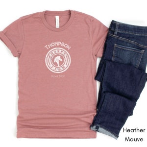 Custom Horse Farm Tee T-shirt Personalized Equestrian Farm Tee Gifts ...