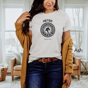 Custom Horse Farm Tee T-shirt Personalized Equestrian Farm Tee - Etsy