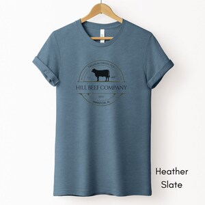 Custom Cattle Beef Farm Tee Local Dealer T-shirt Heifer Version ...