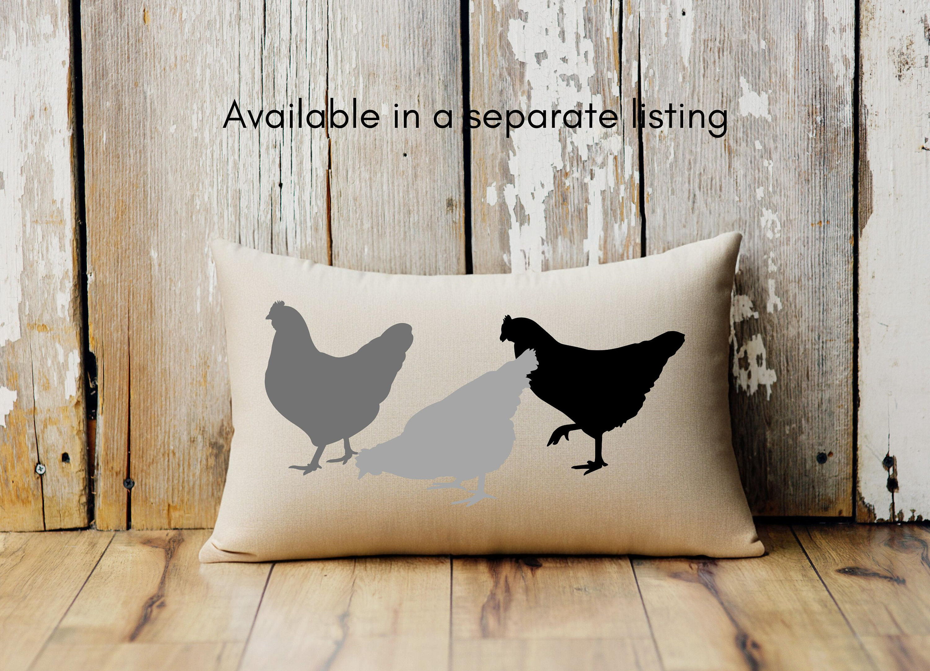 You & Me Plus Chickens - Farmhouse Decor Pillow | Chicken Decor ...