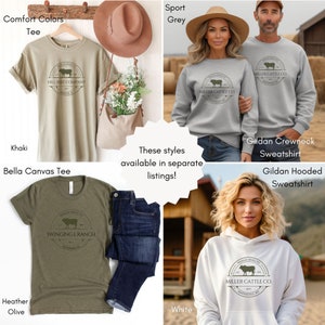 Custom Cattle Farm Sweatshirt Heifer Version - Local Beef Farmer ...