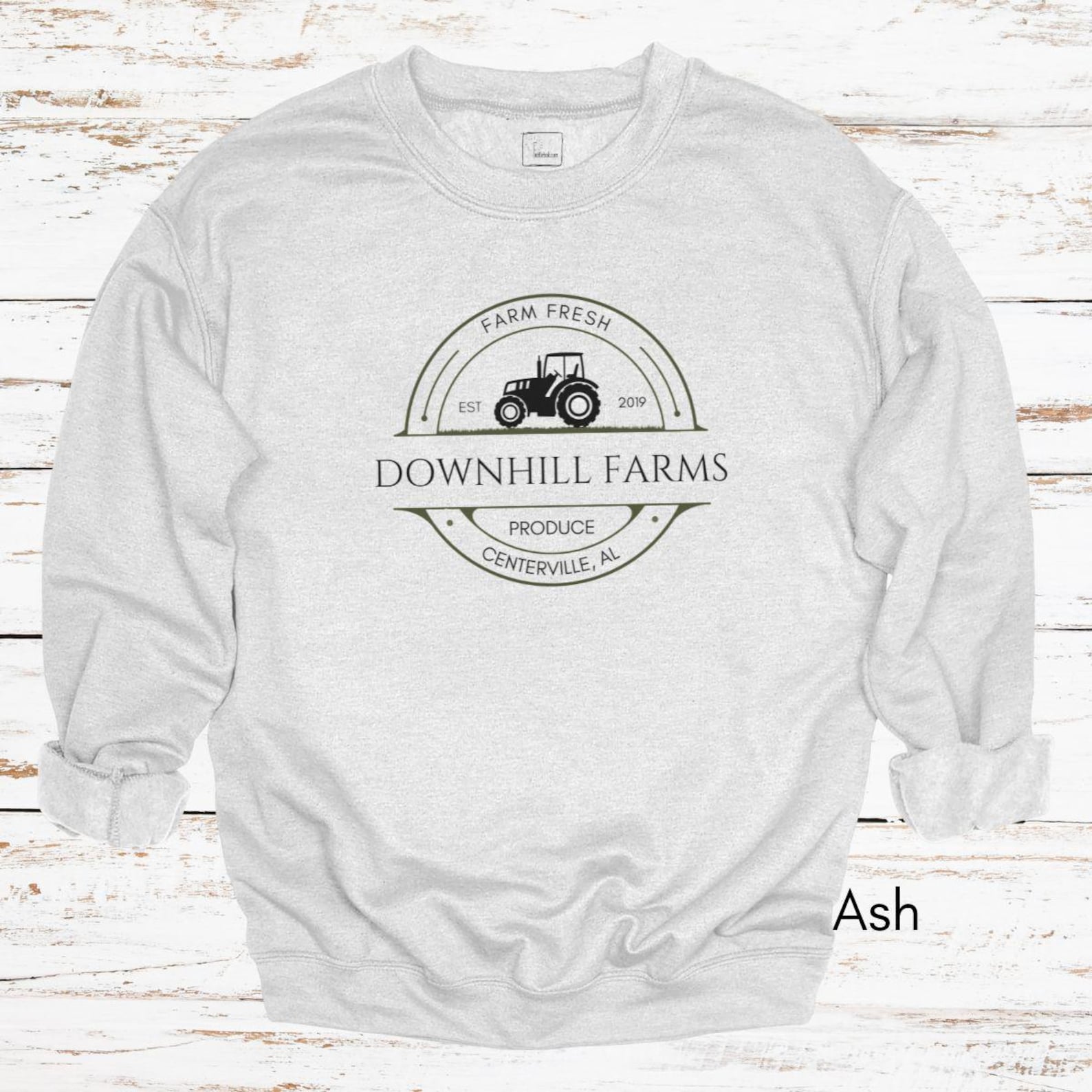 Custom Farm Sweatshirt Local Farmer Produce Dealer Personalized Farmer ...