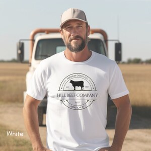 Custom Cattle Beef Farm Tee Local Dealer T-shirt Heifer Version ...