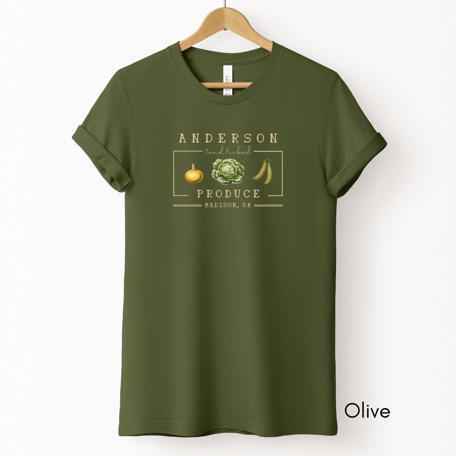 Custom Farm Tee Local Produce Dealer T-shirt Personalized Vegetable ...