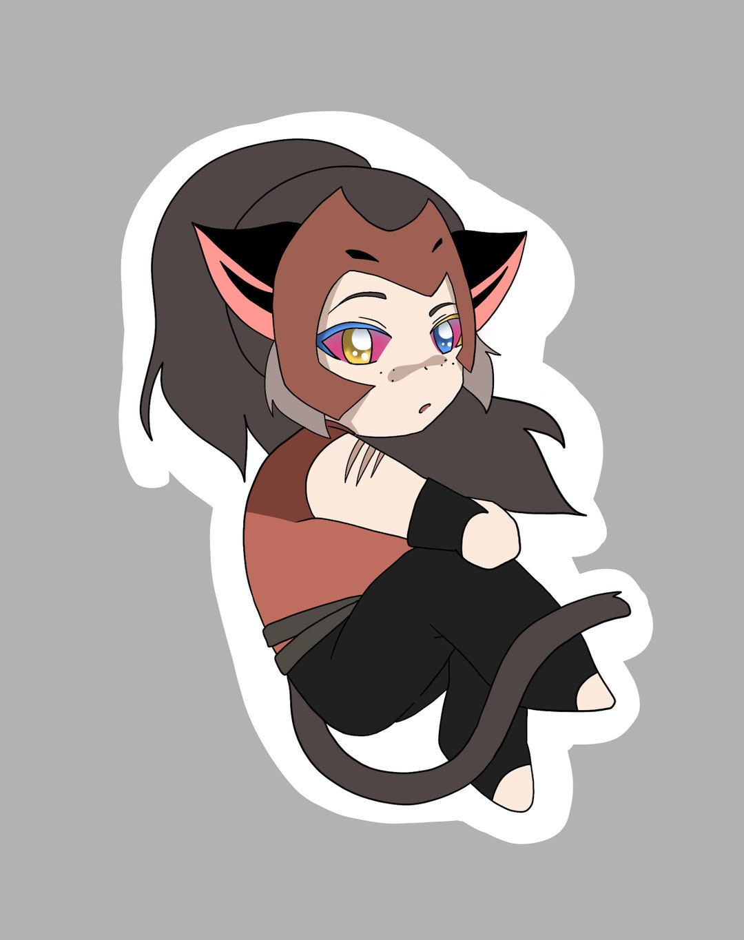 Felina Neko | Stickers | Decals | Diecut - Etsy