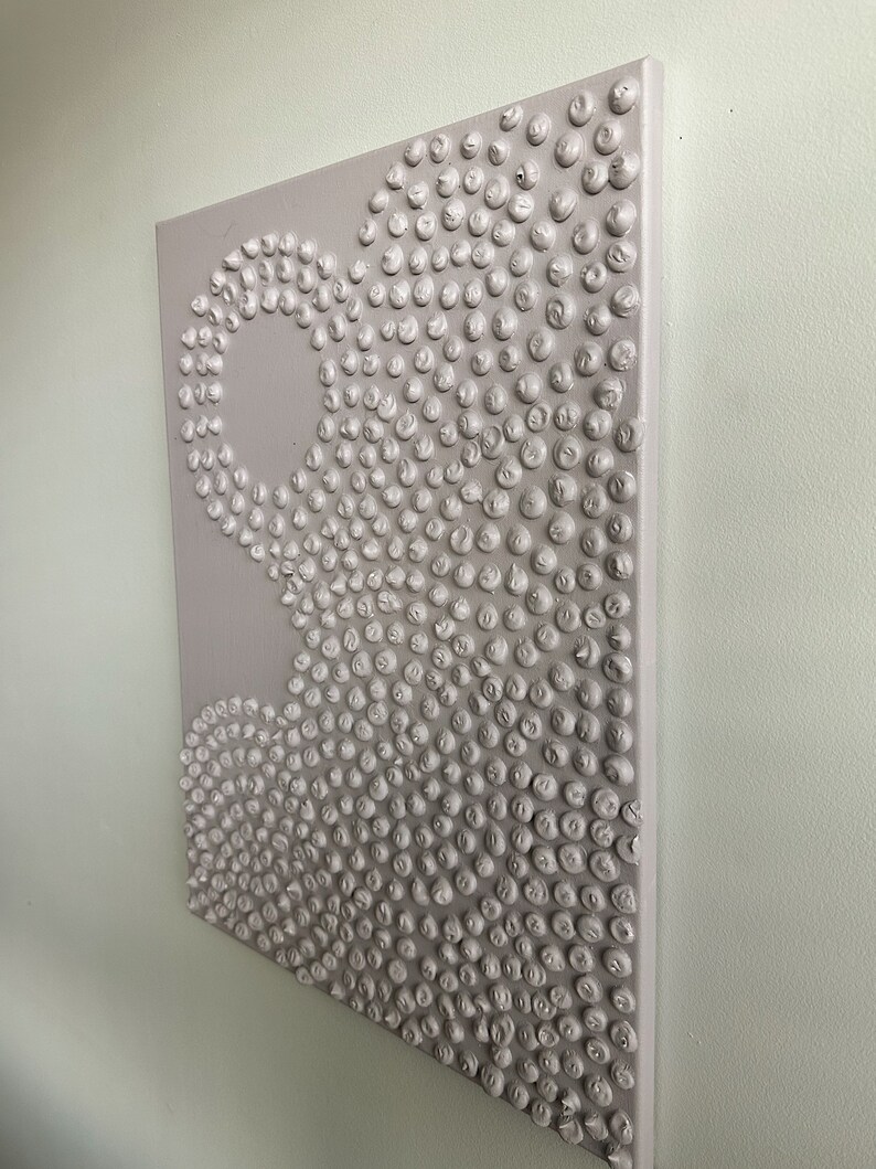 Textured Dotted Painting - Etsy