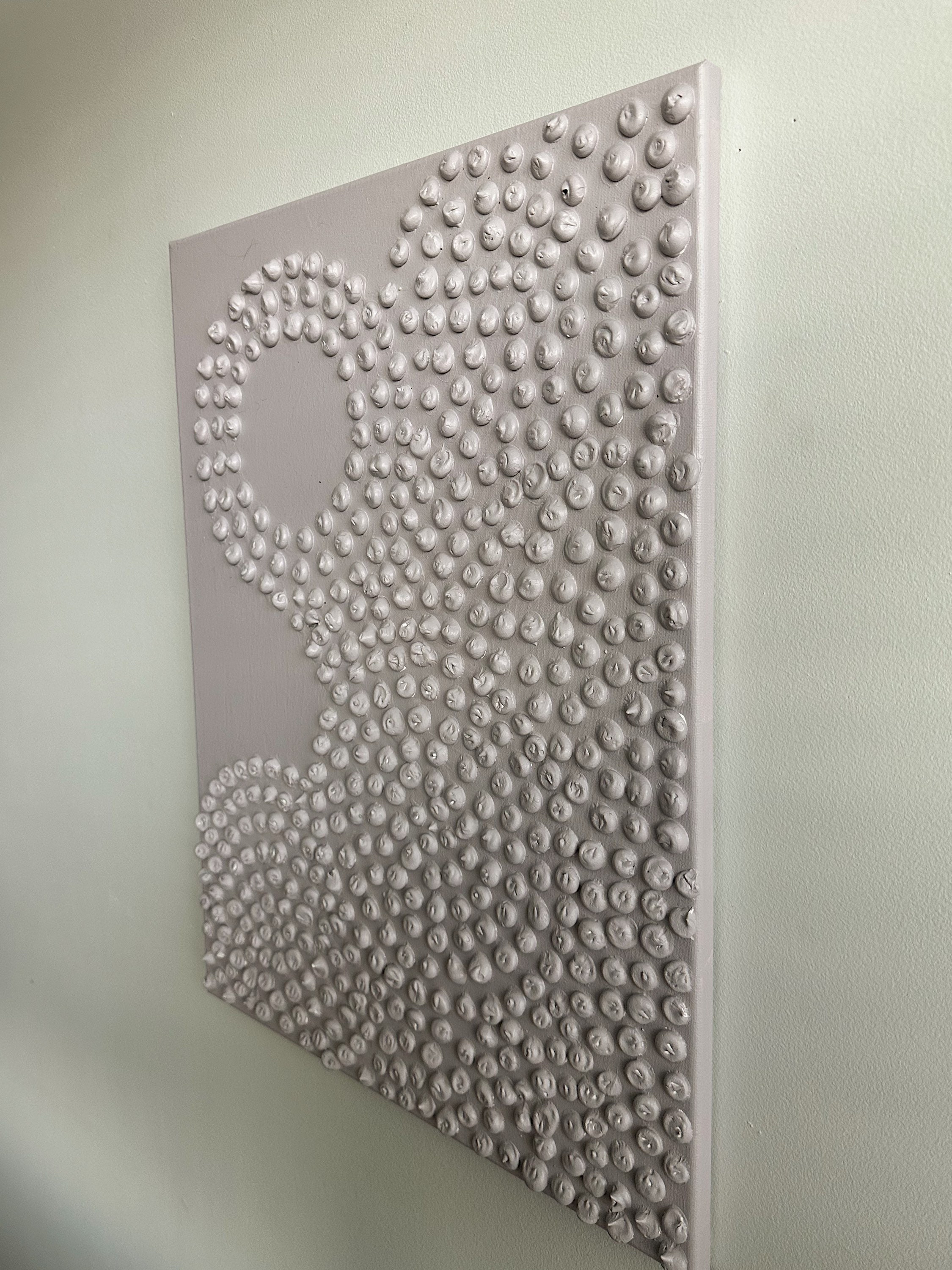 Textured Dotted Painting - Etsy