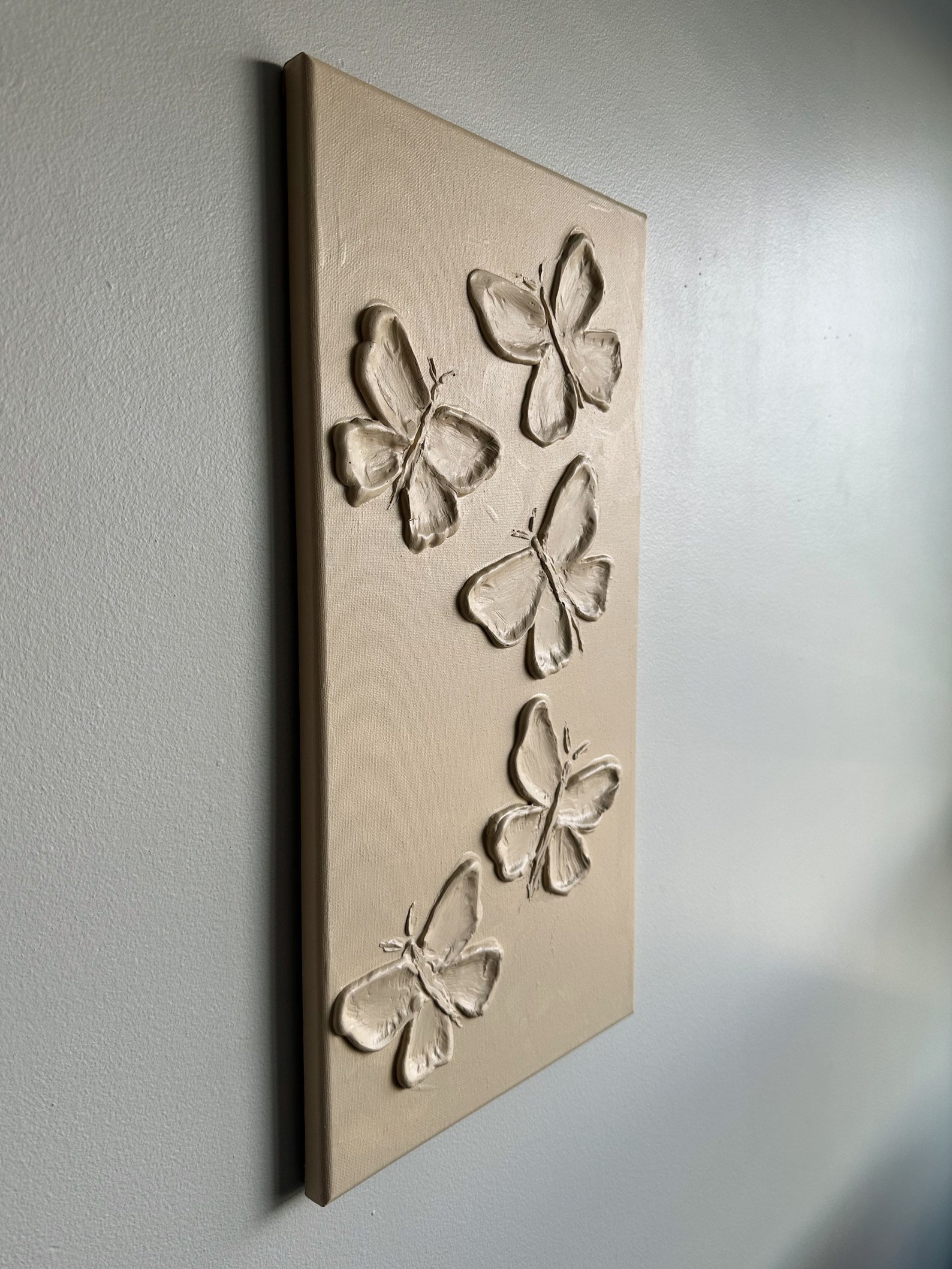 Butterfly Textured Painting - Etsy Canada