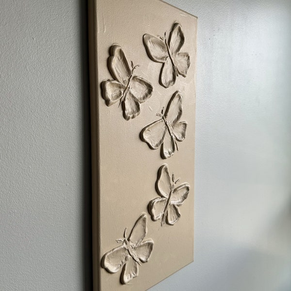 Textured Art Butterfly - Etsy