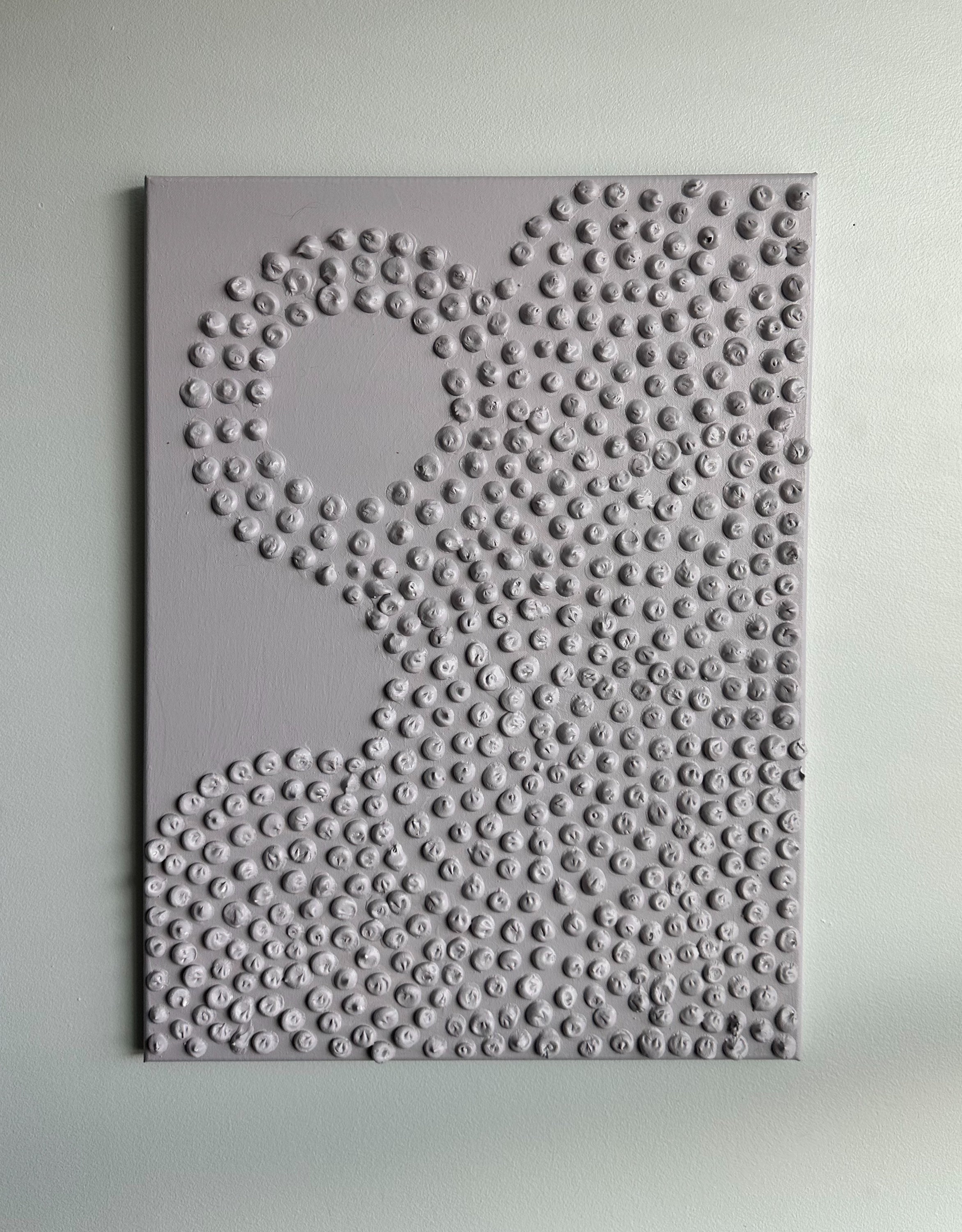 Textured Dotted Painting - Etsy