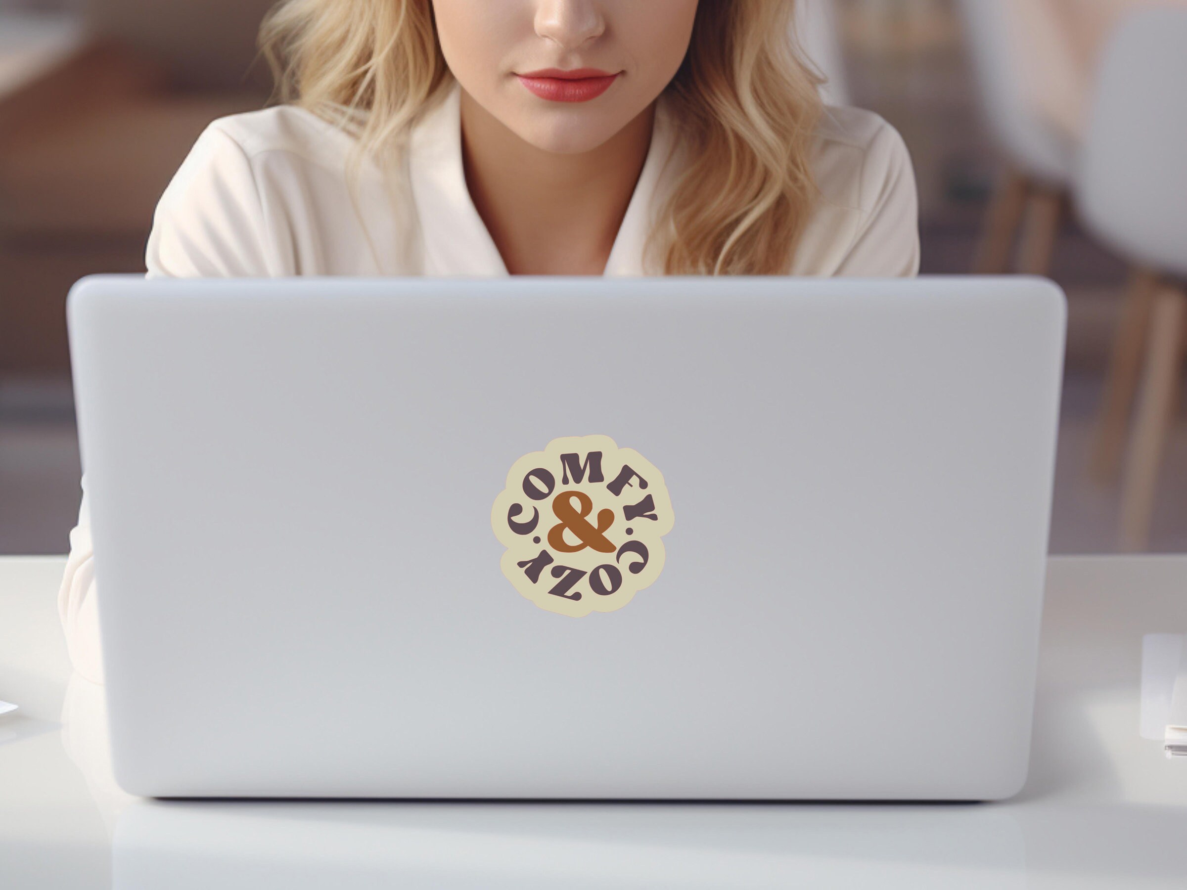 Fall-inspired Comfy & Cozy Water Resistant Vinyl Sticker Decorate Your ...