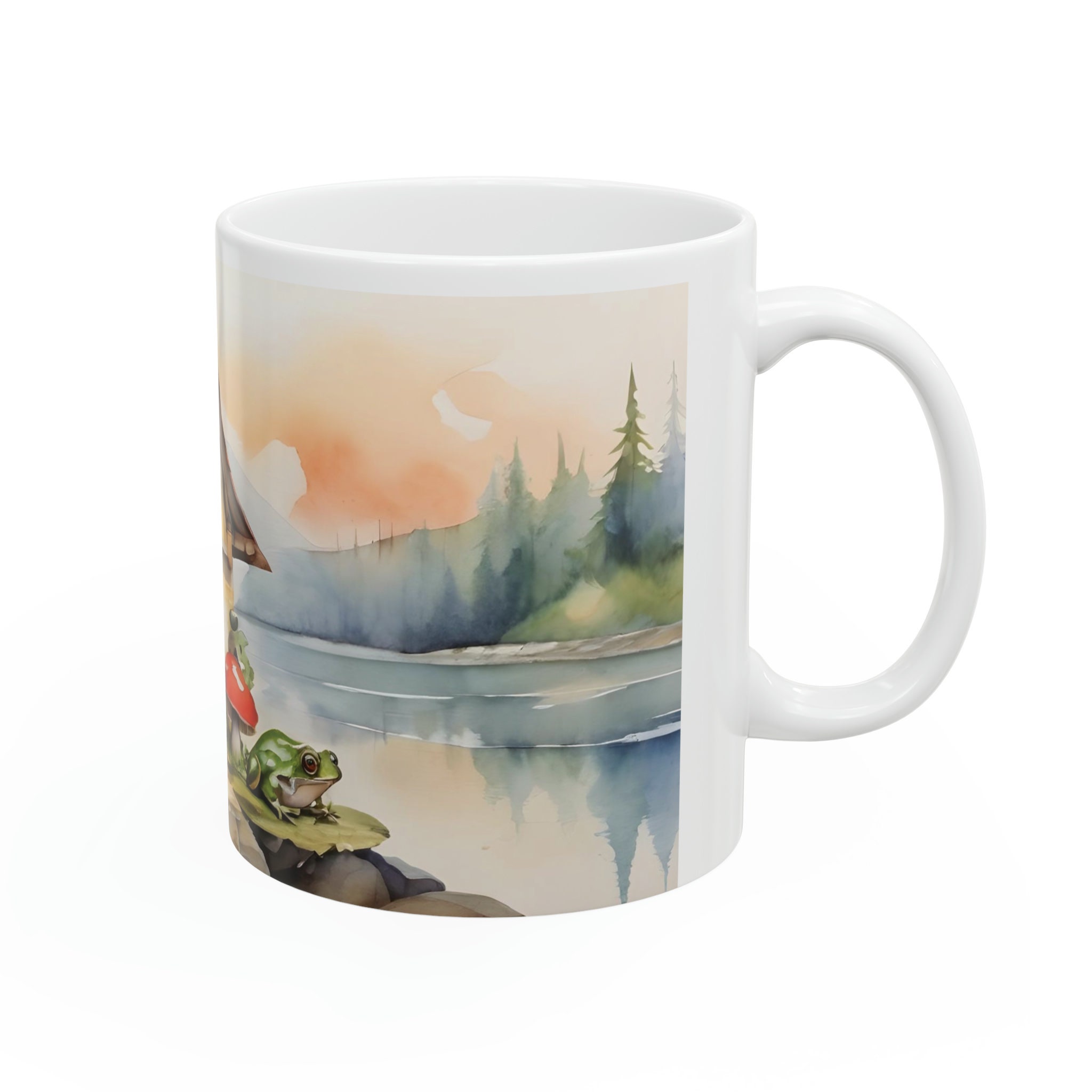 Frog Cottage Core Mug Coffee Ceramic Mug Frog Mushroom Mug Cottage Core ...
