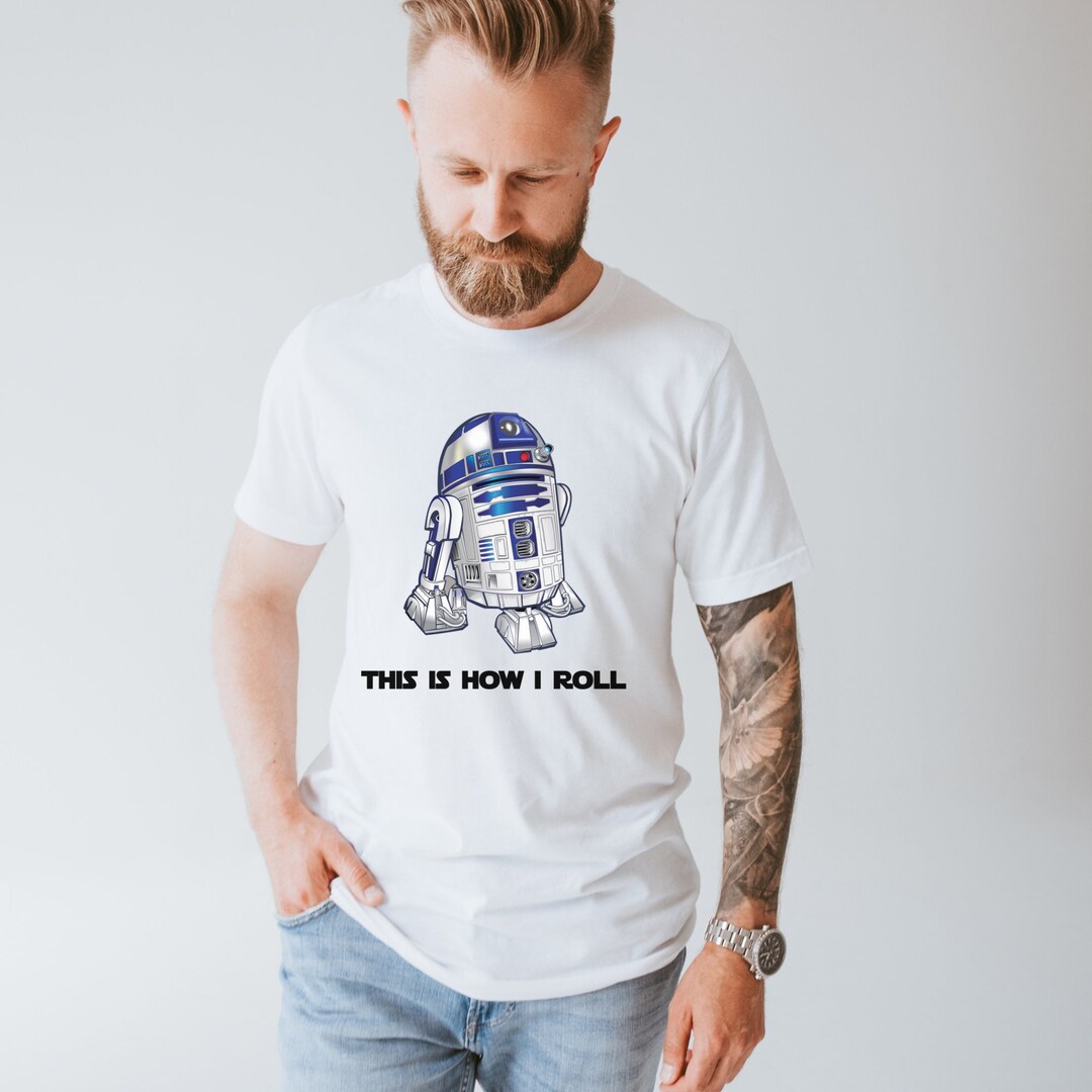 Starwars Shirt, Droid, Robots, Sci Fi Fan Shirt, Mens Gift Shirt ...