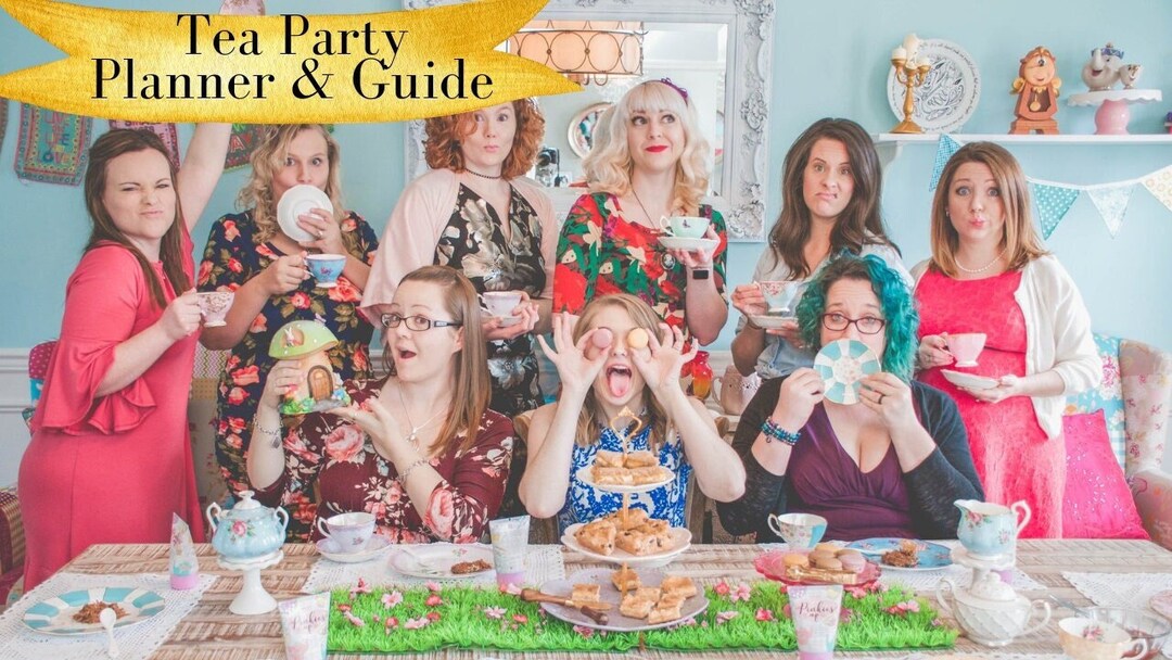 Tea Party Planner and Guide With Party Themes, Printable Tea Party ...