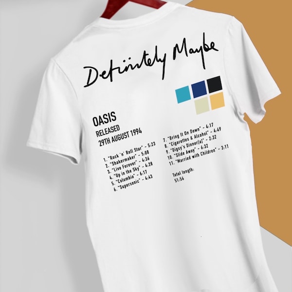 Oasis Definitely Maybe Shirt - Etsy