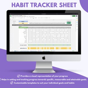 Ultimate Manifestation Spreadsheet Template for Google Sheets, Law of ...