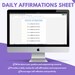 Ultimate Manifestation Spreadsheet Template for Google Sheets, Law of ...