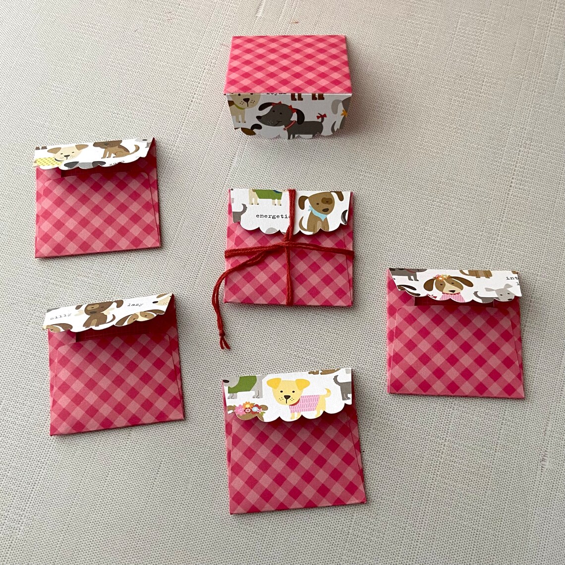 Mini Envelopes | Tiny Envelopes | Gingham Envelopes | Tooth Fairy ...