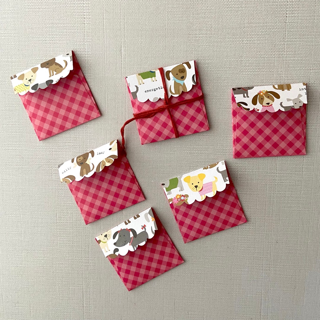 Mini Envelopes Tiny Envelopes Gingham Envelopes Tooth - Etsy