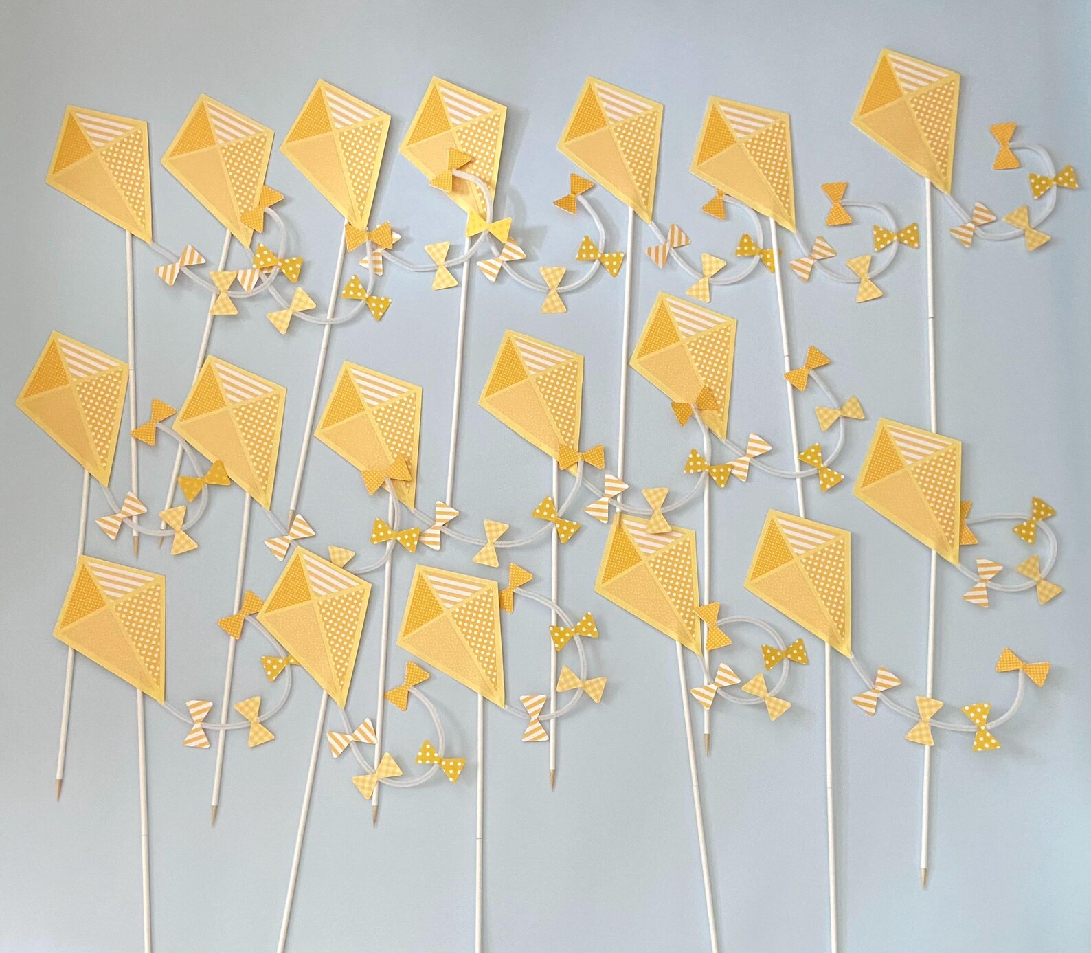 Yellow Kite for Centerpieces (one Kite) | Kite Centerpiece | Kite Table ...