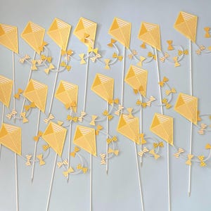 Yellow Kite for Centerpieces (one Kite) | Kite Centerpiece | Kite Table ...