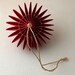 Christmas Ornament in Red Textured Cardstock Honeycomb Onion - Etsy