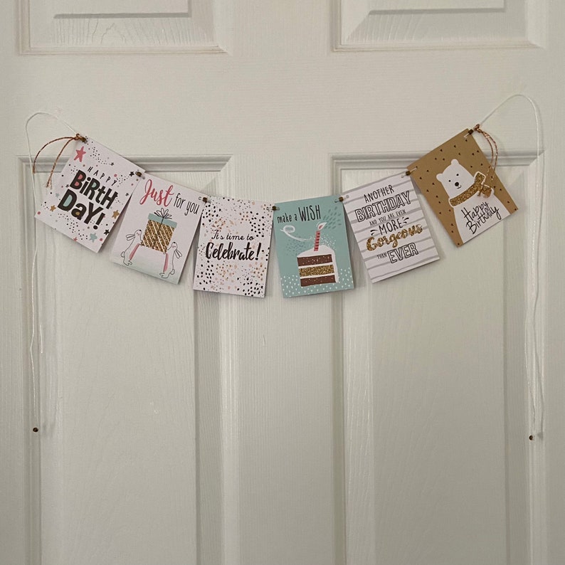 Door Birthday Banner Cubicle Décor Mini Birthday Banner Mini Office ...