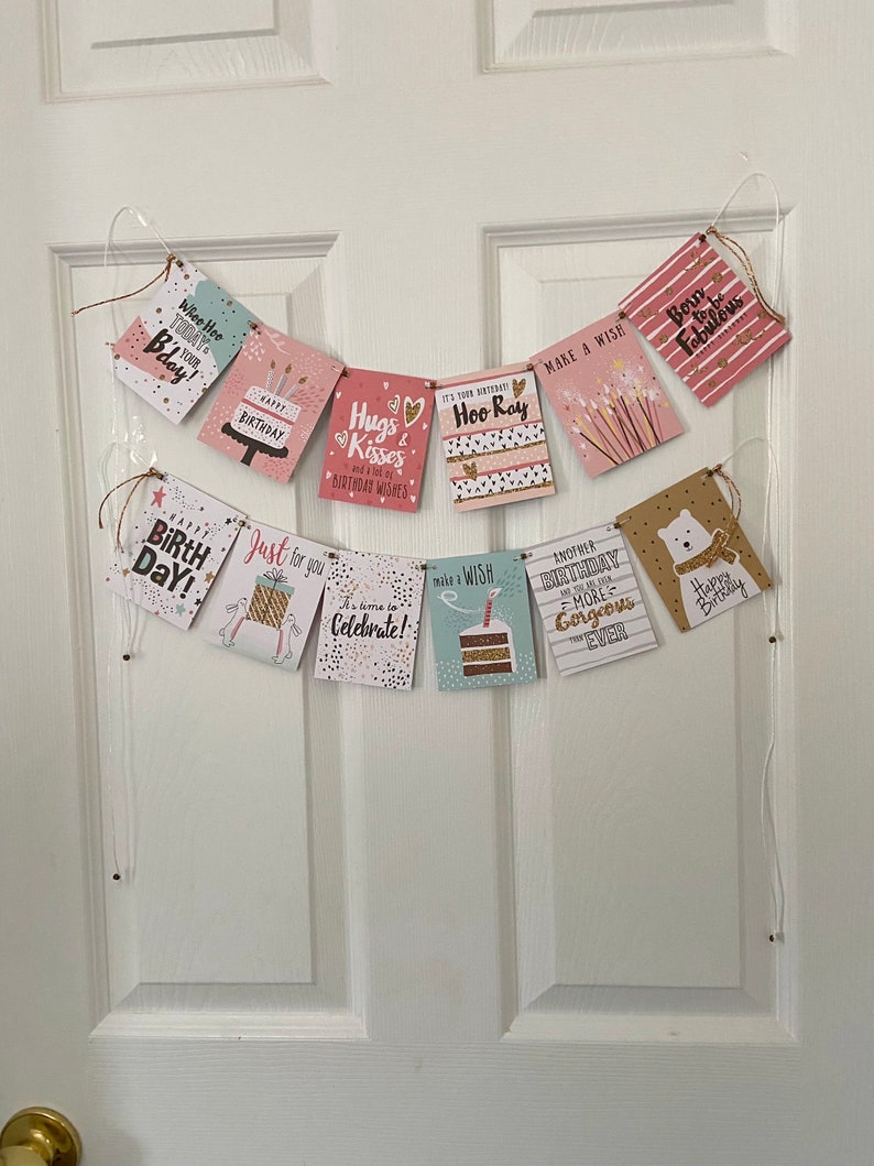 Mini Birthday Banner Cubicle Décor Mini Office Banner Door Banner - Etsy