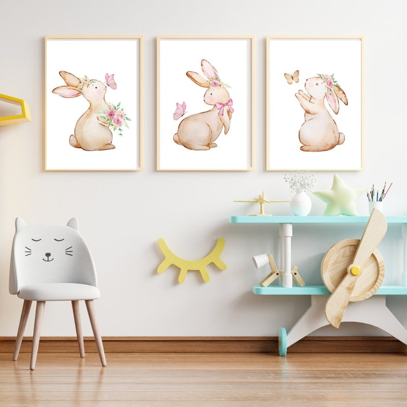 Bunny Nursery Decor - Etsy