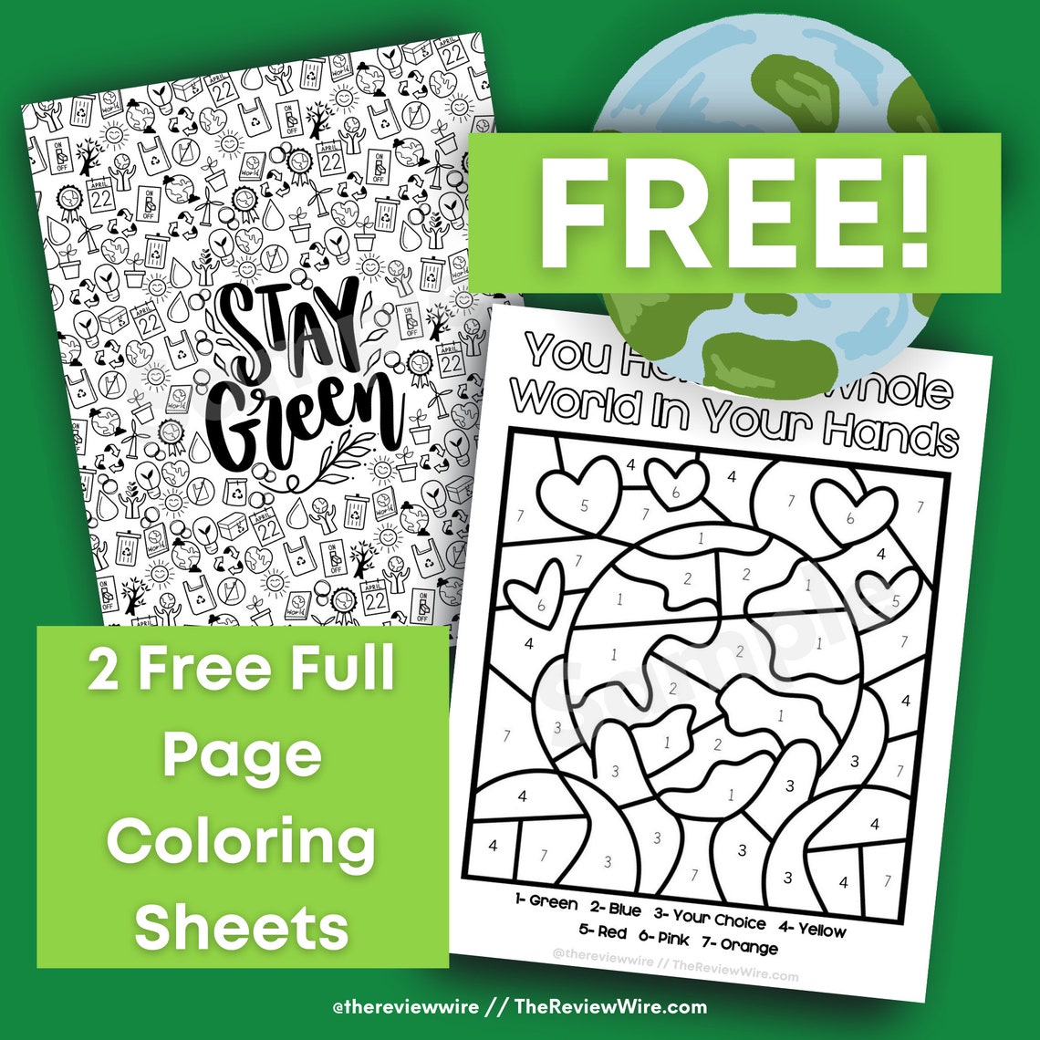 24 Page Earth Day Mini Activity Page Booklet, Instant Download Earth ...