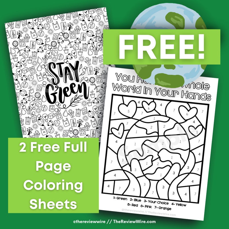 24 Page Earth Day Mini Activity Page Booklet, Instant Download Earth ...