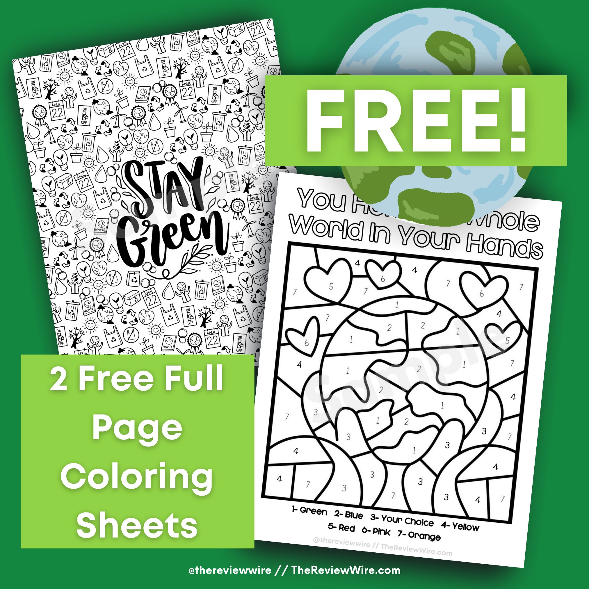 24 Page Earth Day Mini Activity Page Booklet, Instant Download Earth ...
