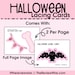 Pink Themed Halloween Preschool Lacing Cards, Fine Motor Skills for ...