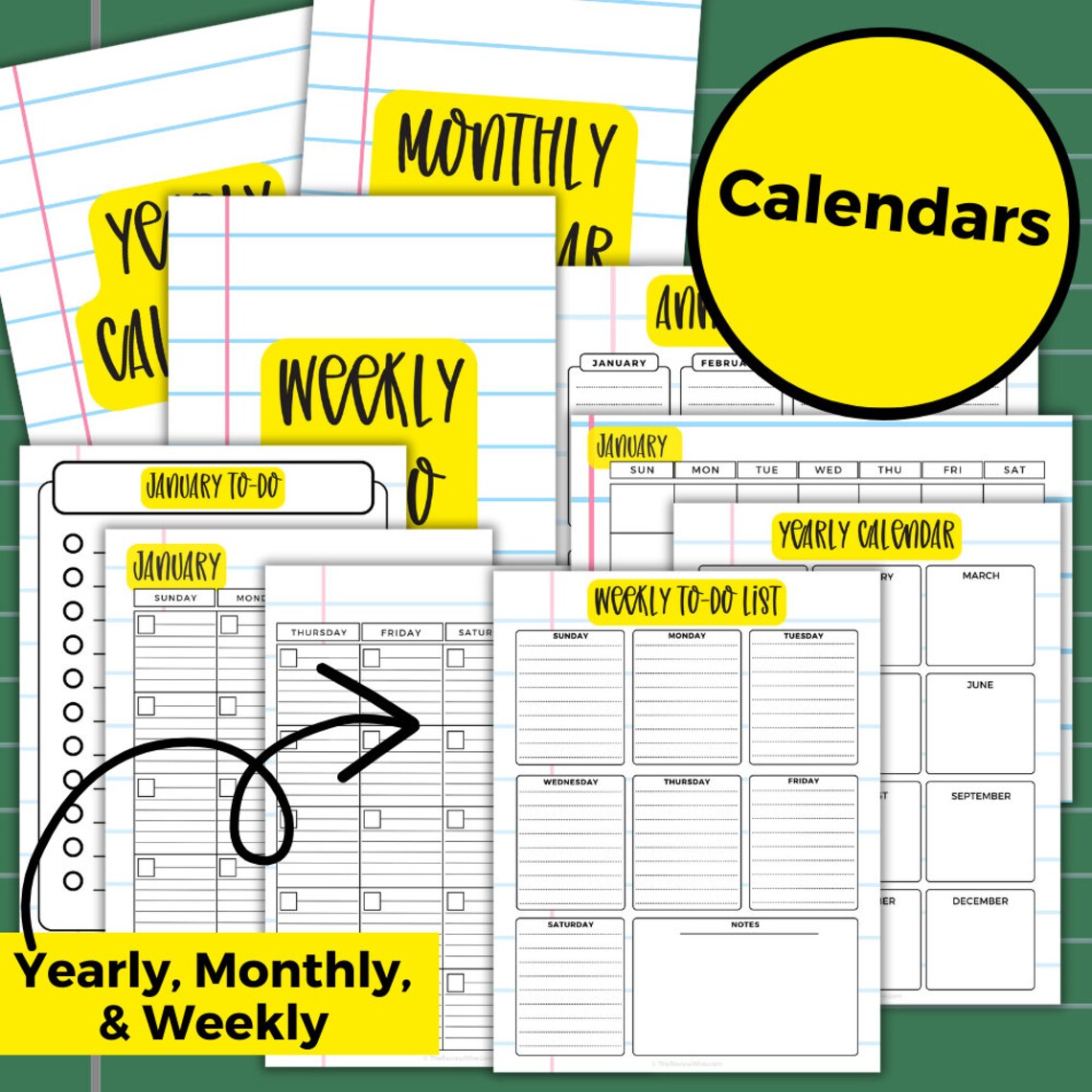 PTO Planner Binder Kit, Printable PTA Planning Kit, PTO Membership ...