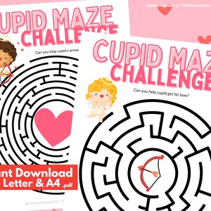 Cupid Printable Valentine Activity Pages | Cupid Printable 27 Page ...