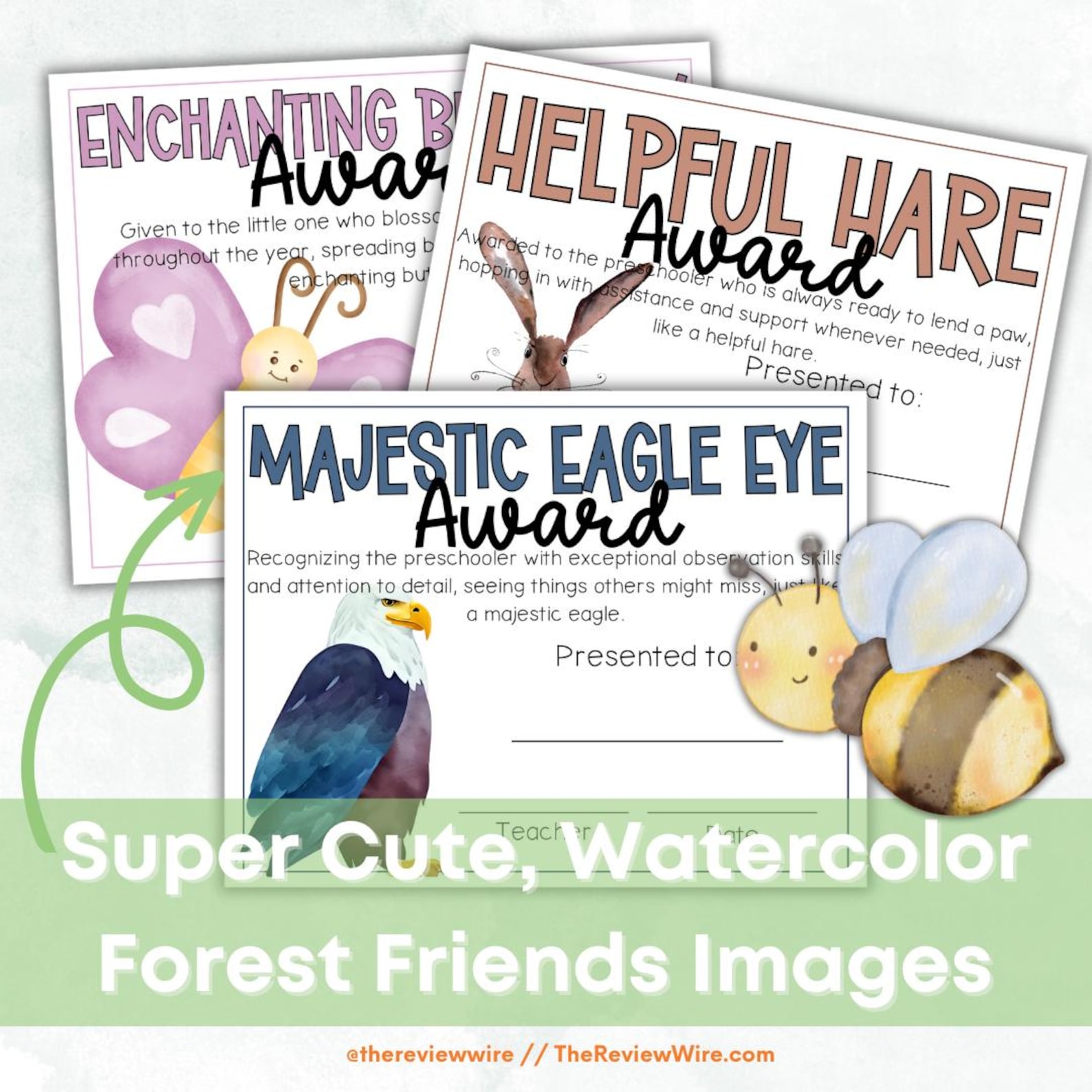 End of Year Preschool Awards Printable, End of Year Certificate ...