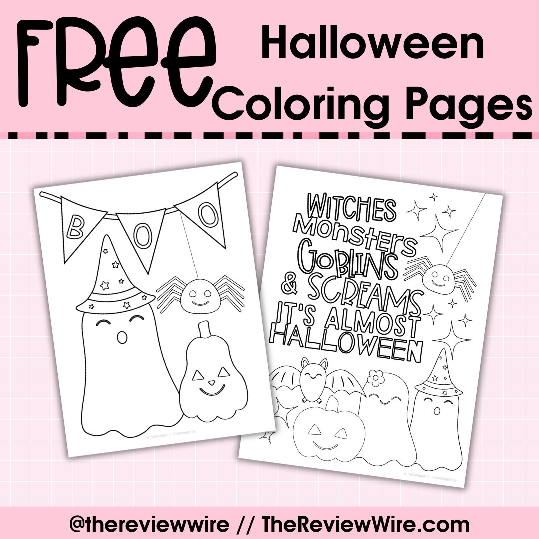 Pink Themed Halloween Preschool Lacing Cards, Fine Motor Skills for ...