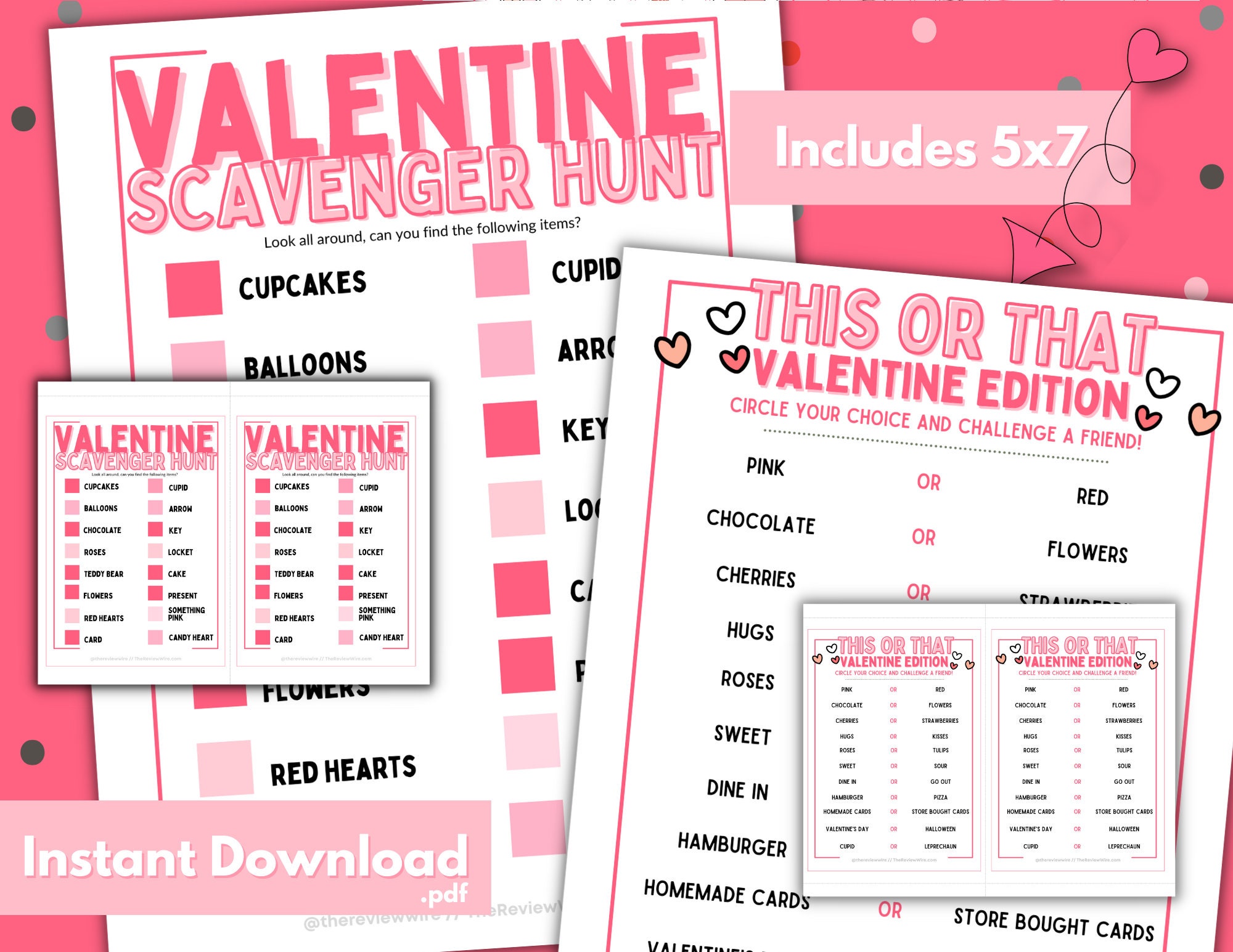 Printable Valentine Activity Pages | 25 Valenines Printable Games | 25 ...