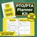 PTO Planner Binder Kit, Printable PTA Planning Kit, PTO Membership ...
