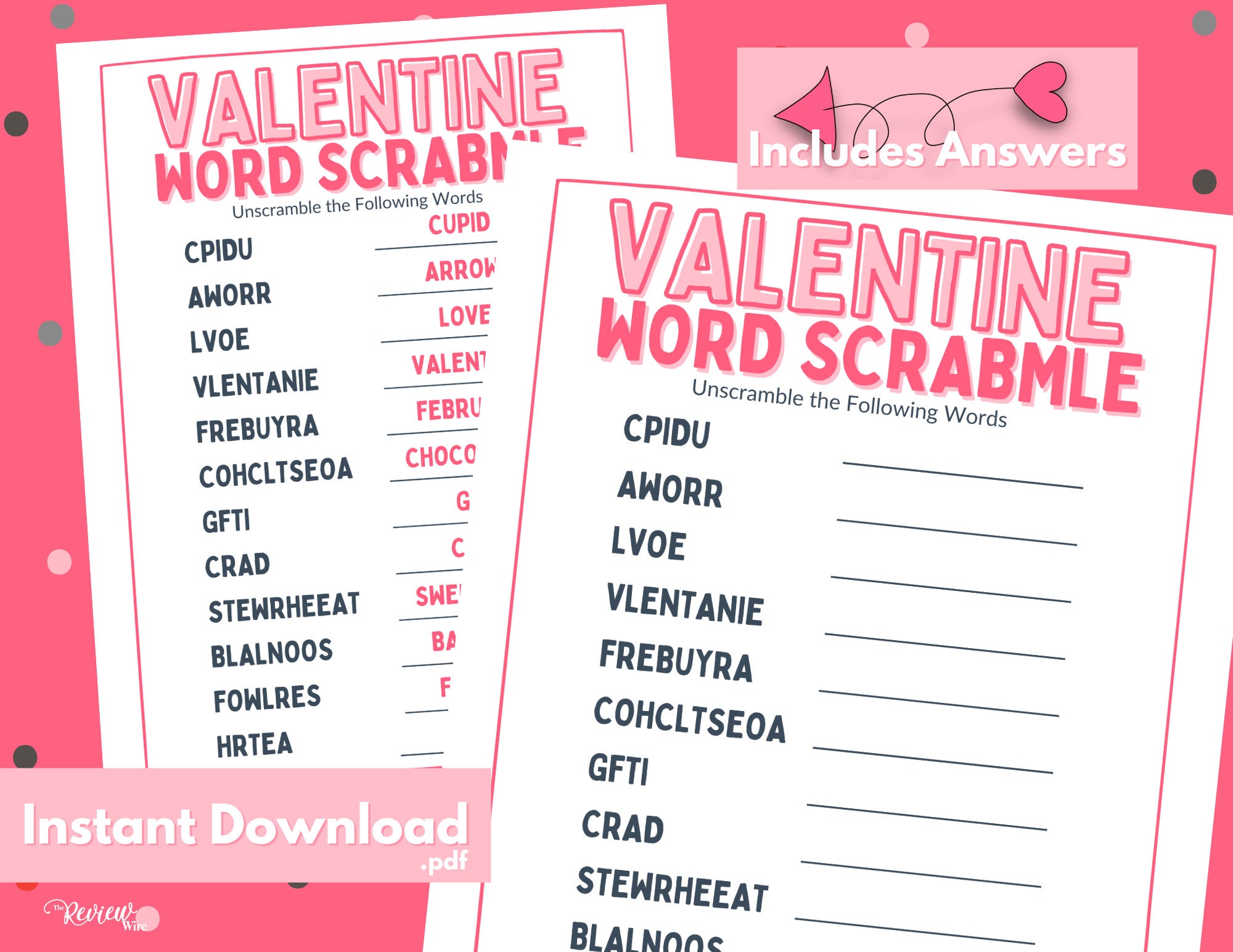 Printable Valentine Activity Pages | 25 Valenines Printable Games | 25 ...