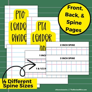 PTO Planner Binder Kit, Printable PTA Planning Kit, PTO Membership ...