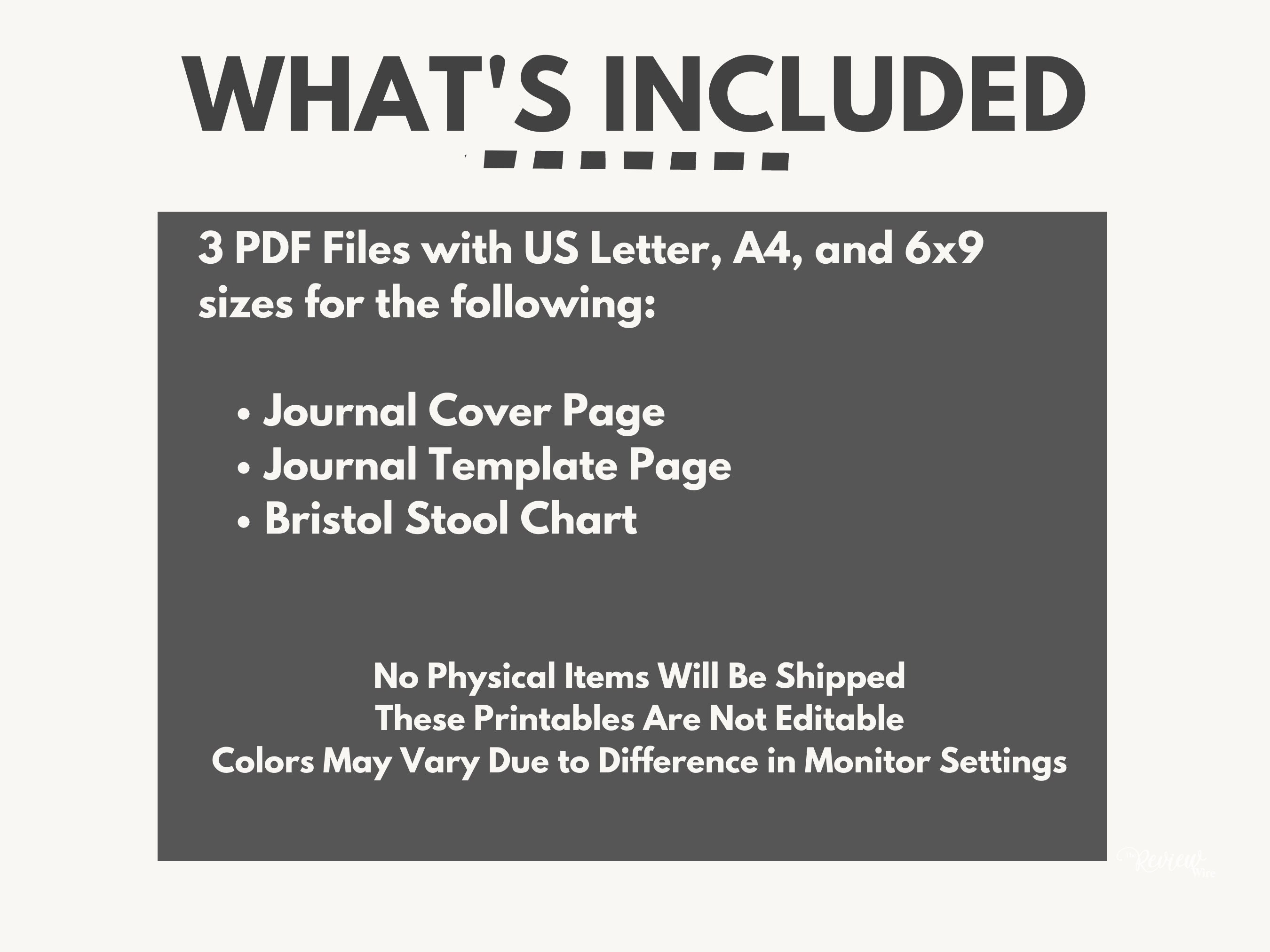 Poop Journal Bowel Movement Tracker, IBS, Crohn's & Celiac Disease ...