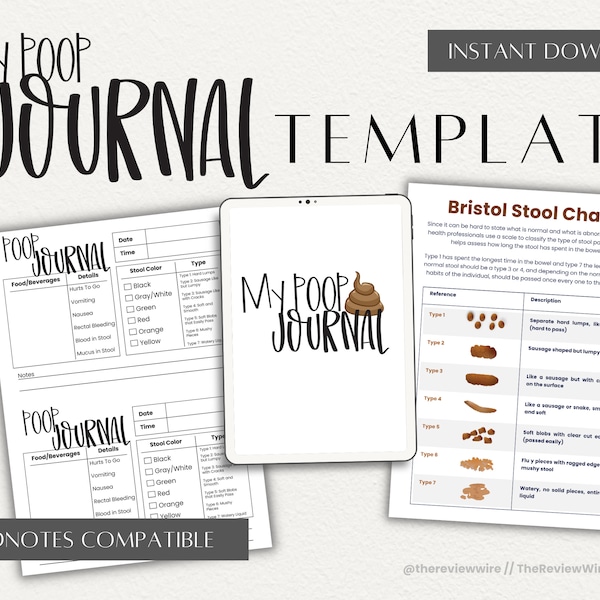 Symptoms and Poop Tracker - Etsy