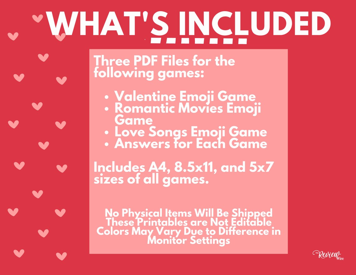 Valentine's Day Party Games Bundle, Emoji Pictionary, Love Songs ...