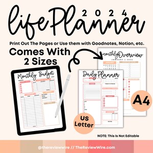 2024 Ultimate Planner Bundle, Life Planner, Calendar, Monthly Planner ...