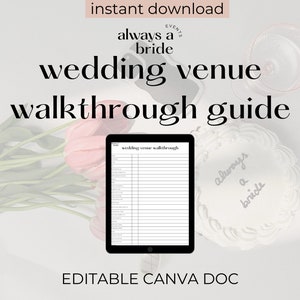 Wedding Venue Walkthrough Guide - Etsy