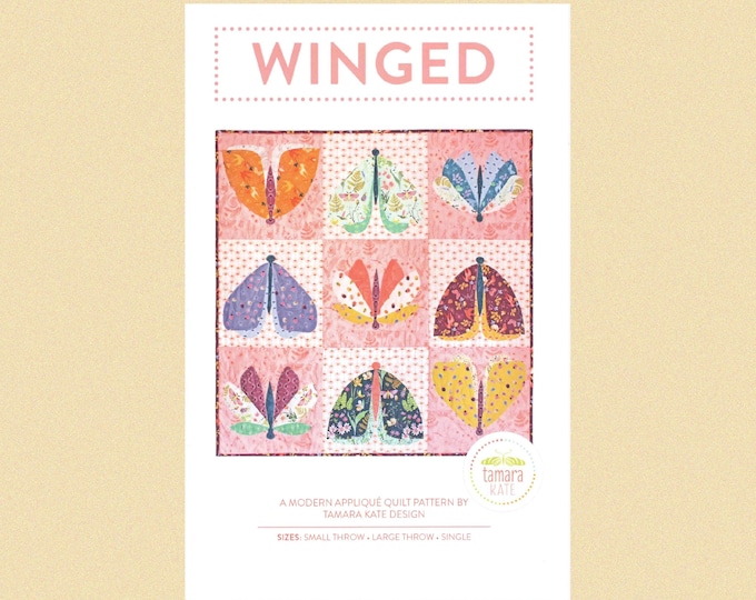 The Moth Quilt Pattern Tamara Kate - Aerial Fabrics by Windham - Etsy ...