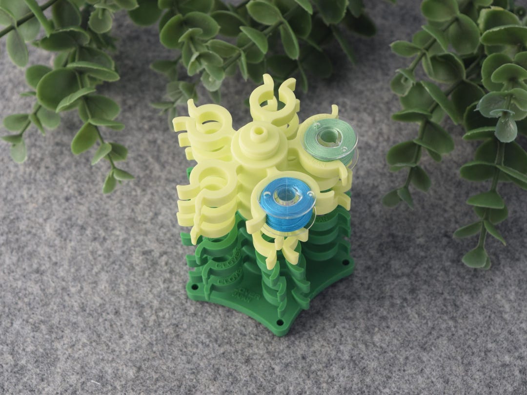Clover Bobbin Storage Tower - Etsy