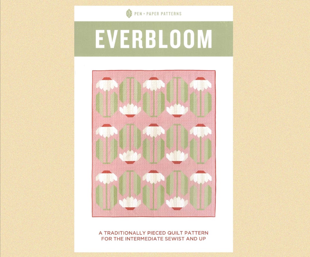 Pen & Paper Everbloom Quilt Pattern - Etsy