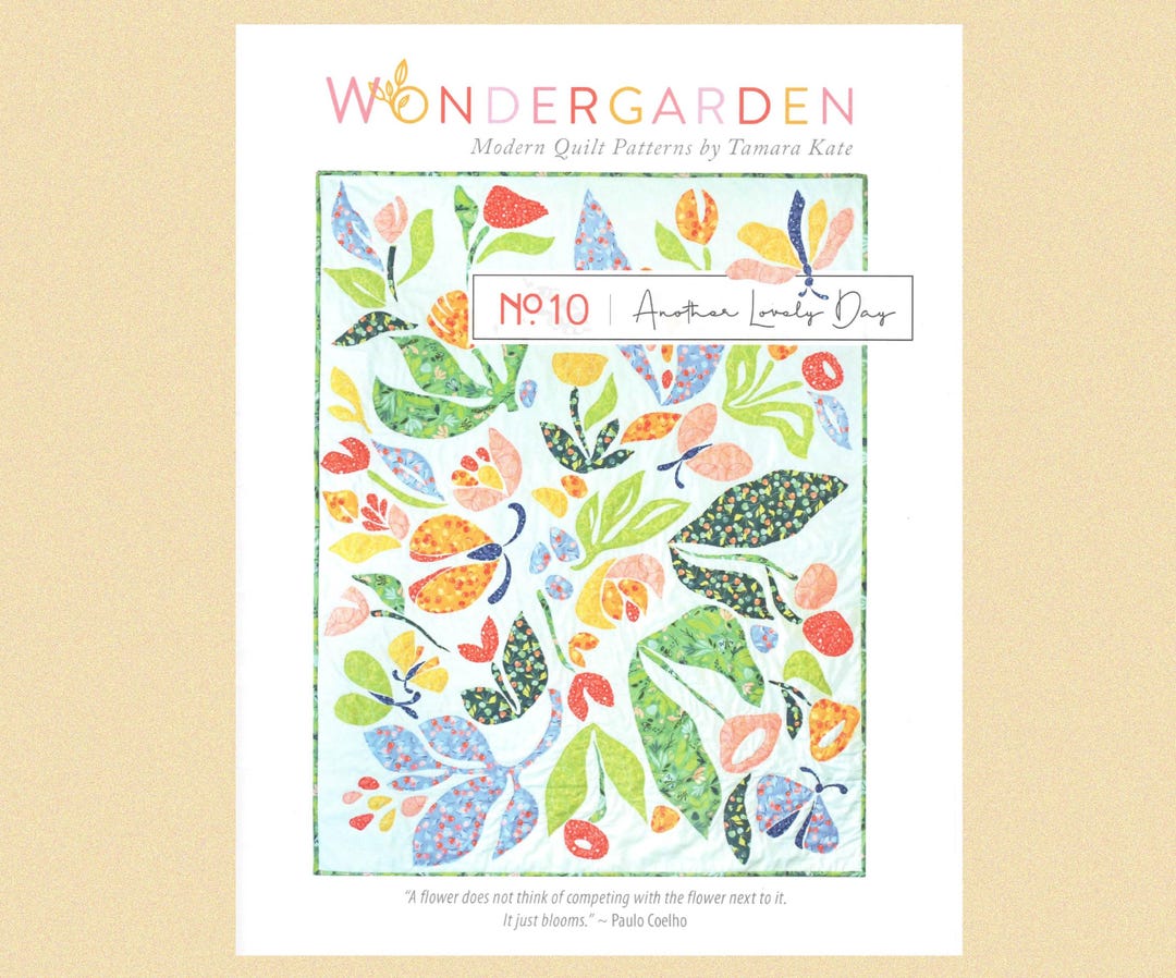 Another Lovely Day Modern Quilt Pattern by Tamara Kate From the Wonder ...